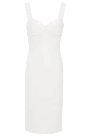 Herve Leger Bandage Dress With Underwired Cups - White