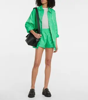 THE FRANKIE SHOP Perla Shirt Jacket And Shorts Set