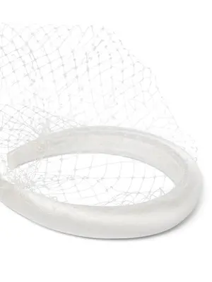 JENNIFER BEHR Tori Violette Headband - White