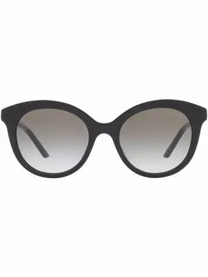 Prada Round Frame Sunglasses - Black