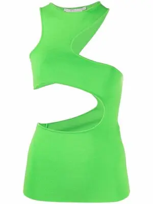 Stella McCartney Cut-out Tank Top - Green