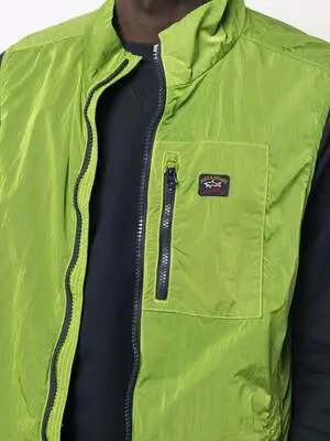 Paul & Shark Logo-patch Zip-up Gilet