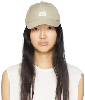Rag & Bone Rag & Bone Beige Addison Baseball Cap - Lightsand