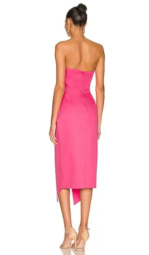 ELLIATT Reception Midi Dress - Fuchsia