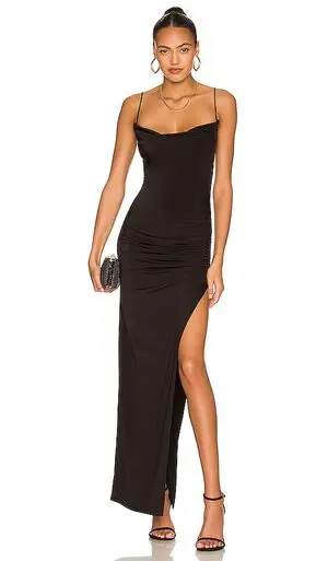 Draped Cowl Back Gowns