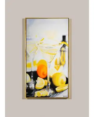 RFA FINE ART Lemon Drop' Wall Art On Canvas - One-color