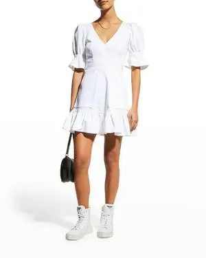 Cinq À Sept Natasha Patch-pocket Dress - White