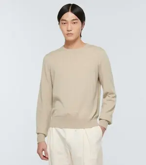THE ROW Benji Cashmere Sweater - Beige