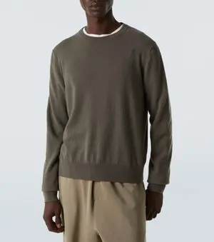 THE ROW Benji Cashmere Sweater - Green