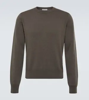 THE ROW The Row Benji Cashmere Sweater Green