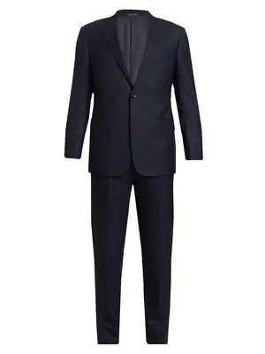 Giorgio Armani Wool Two-piece Suit - Navy