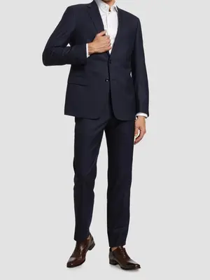 Giorgio Armani Wool Two-piece Suit - Navy
