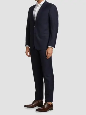 Giorgio Armani Wool Two-piece Suit - Navy