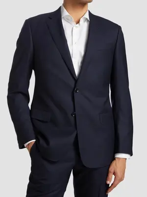 Giorgio Armani Wool Two-piece Suit - Navy