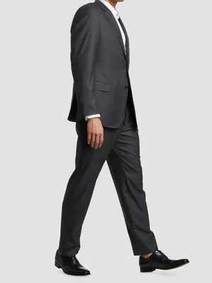 Giorgio Armani Wool & Silk Two-piece Suit - Solid Dark