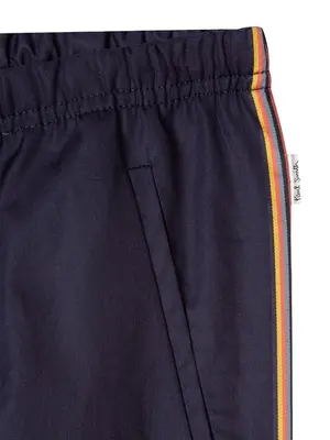 Paul Smith 2-piece Striped Trim Pajama Set