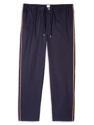 Paul Smith 2-piece Striped Trim Pajama Set