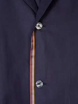 Paul Smith 2-piece Striped Trim Pajama Set
