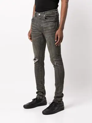 PURPLE BRAND P001 Ripped Skinny Jeans