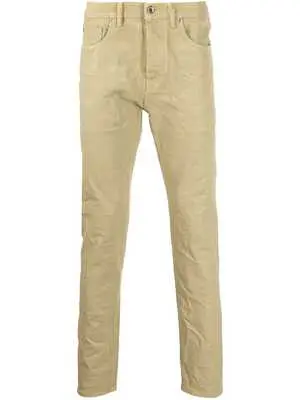 PURPLE BRAND P001 Leathered Skinny Jeans