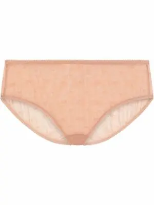Dolce & Gabbana Jacquard Tulle Briefs - Pink