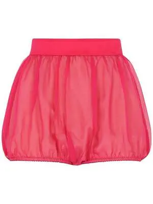 Dolce & Gabbana High-waisted Puffball Mini Shorts