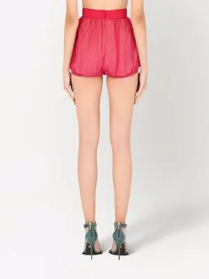 Dolce & Gabbana High-waisted Puffball Mini Shorts