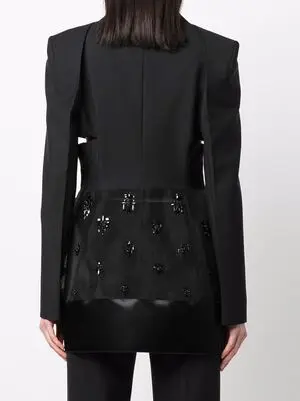 Givenchy Embellished-hem Tailored Blazer