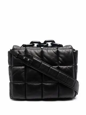 VIC MATIE Quilted Shoulder Bag - Black