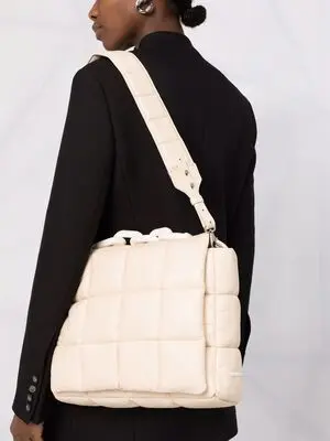 VIC MATIE Nappa Quilted Shoulder Bag