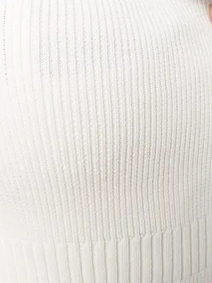 Sandro Ribbed Knit Cotton Top
