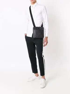 Armani Exchange Slim-cut Tailored Long-sleeve Shirt - White