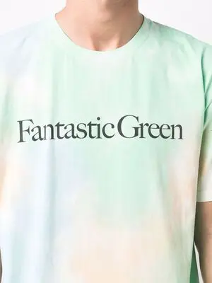 MSGM Fantastic Tie-dye T-shirt - Green
