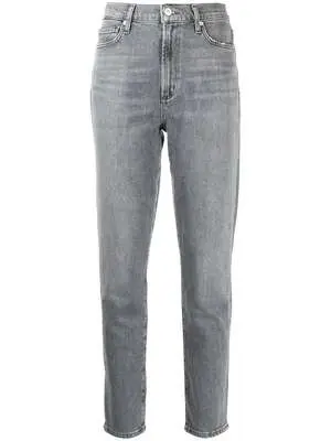 Citizens Of Humanity Olivia High-rise Slim Jeans In Silvermist