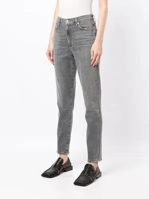 Citizens Of Humanity Olivia High-rise Slim Jeans In Silvermist