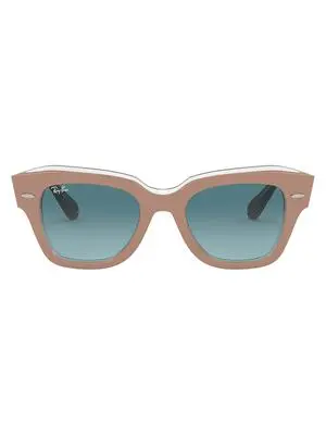 Ray-ban State Street Square Sunglasses - Brown