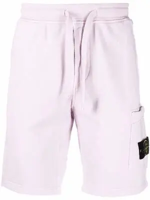 Stone Island Slit Shorts For Men