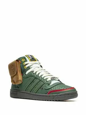 Adidas X Star Wars Top Ten Hi Boba Fett Sneakers
