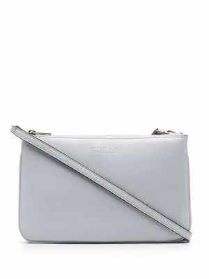 Furla Embossed Logo Crossbody Bag - Blue