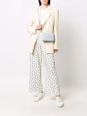 Furla Embossed Logo Crossbody Bag