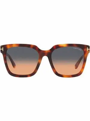 TOM FORD Tortoiseshell Square-frame Sunglasses