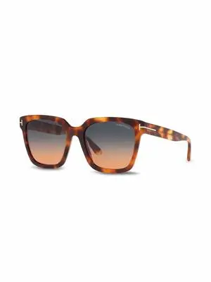 TOM FORD Tortoiseshell Square-frame Sunglasses