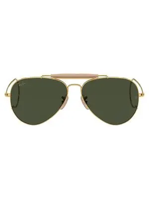 Ray-ban Outdoorsman I Aviator Sunglasses - Gold