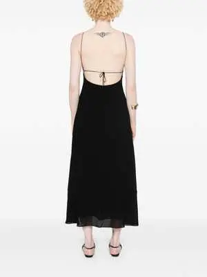 Saint Laurent Cut-out Midi Dress