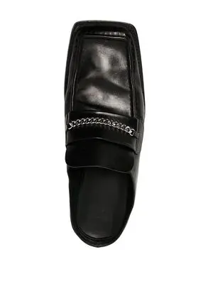 Martine Rose Chain-embellished Loafers - Black