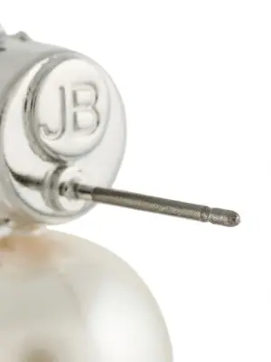 JENNIFER BEHR Ines Pearl Earrings - Silver