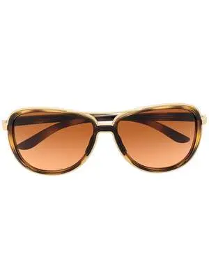 Oakley Split Time Pilot-frame Sunglasses - Gold