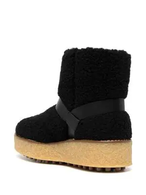TOD'S Platform Shearling Boots