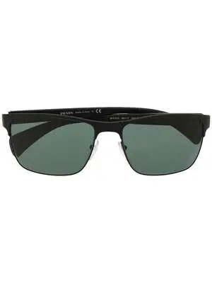Prada Rectangular-frame Sunglasses - Black