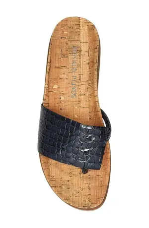 DONALD PLINER Fifi Platform Flip Flop - Navy